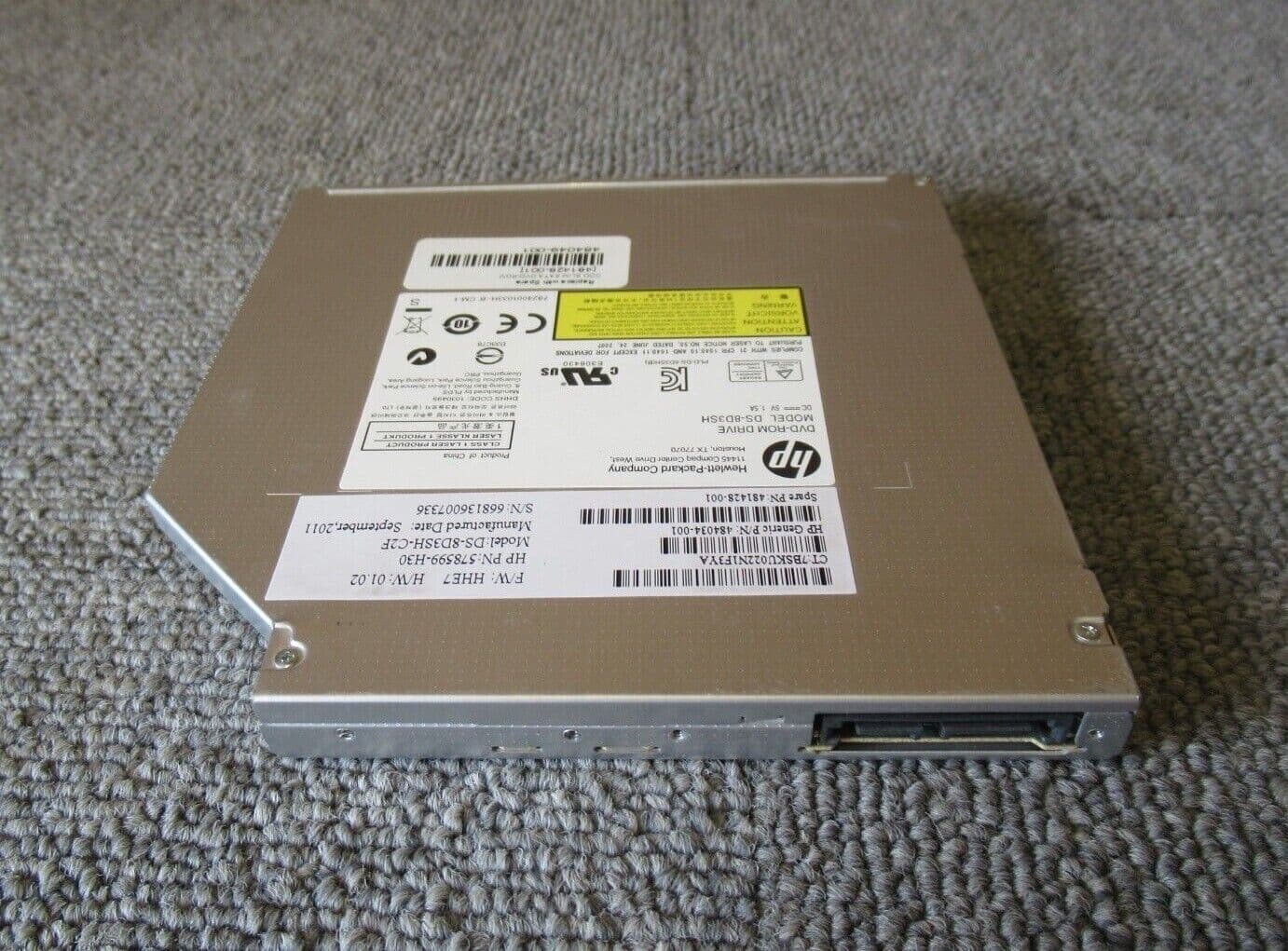 HP DS-8D3SH-C2F 578599-H30 484034-001 Lite-On CD DVD ROM Slim Optical Drive