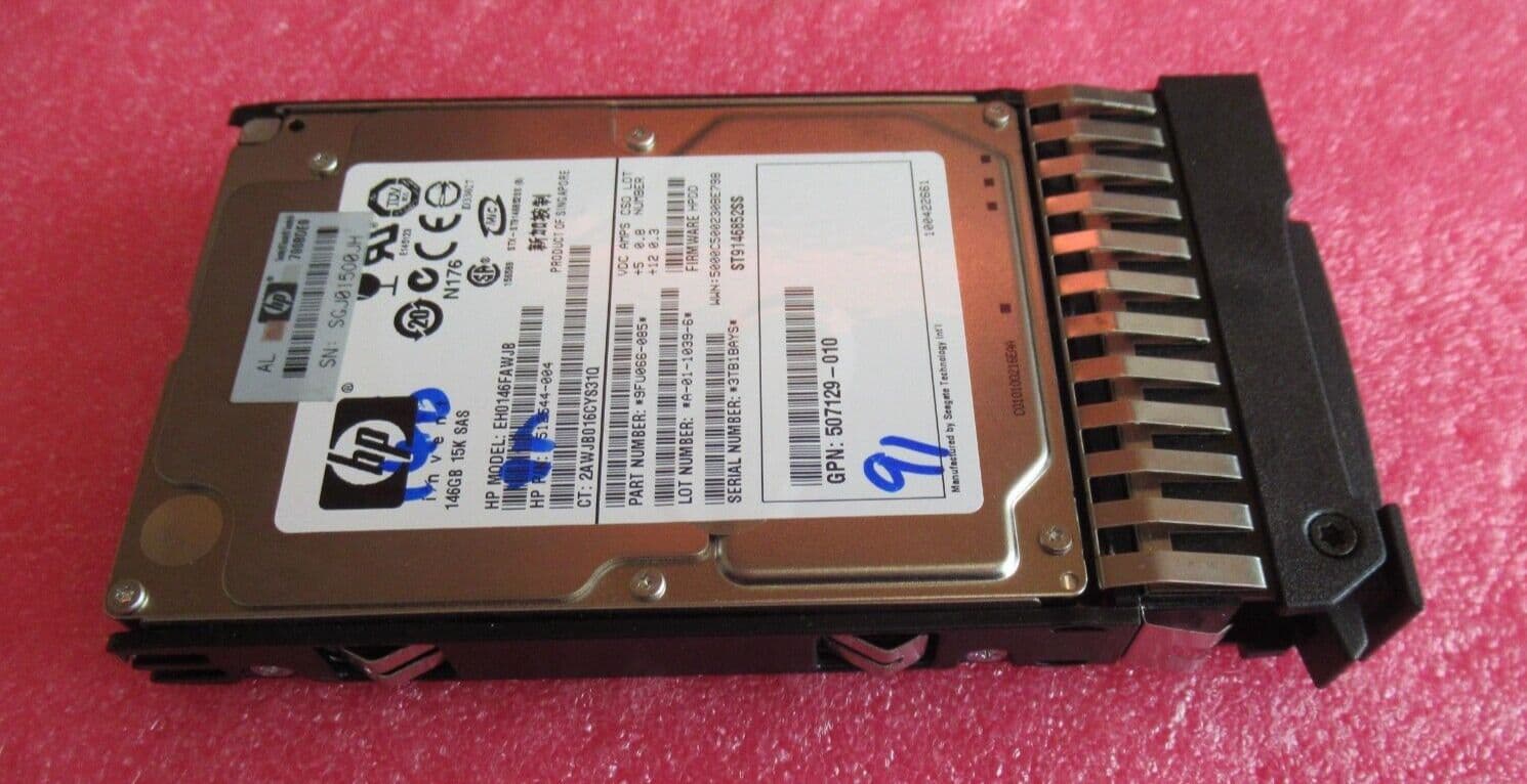 HP EH0146FAWJB 512544-004 146GB 15000RPM SAS 6Gbps Hot Swap 2 5& x22 ...