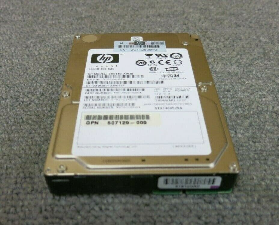HP EH0146FAWJB 512544-004 512744-001 146GB 15000RPM 2 5" SAS Dual Port HDD