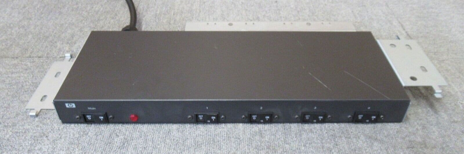 HP EO4502 228481-003 252636-001 Modular 4 Port 32A PDU With Cable Tidy ...