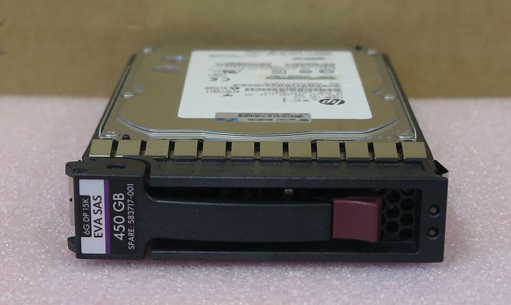HP EVA 450GB 3 5 SAS 6GB/s DP 15K 64MB HDD Hard Drive 583717-001 AP871A