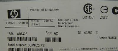 HP EVA4000 Starter Kit AH051A Inc 2x Controllers 8x 146Gb Array 2x SAN ...