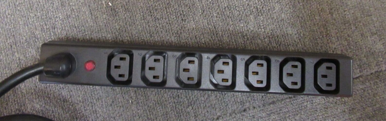 HP HSTNR-PS03 411273-002 417585-001 7 Outlets C13 Modular PDU Extension Bar