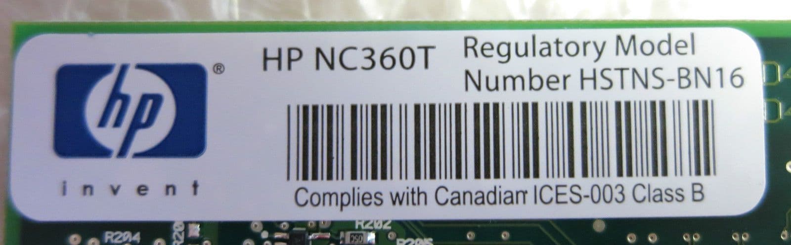 HP Intel NC360T Dual Port Gigabit PCI-E Adapter HSTNS-BN16