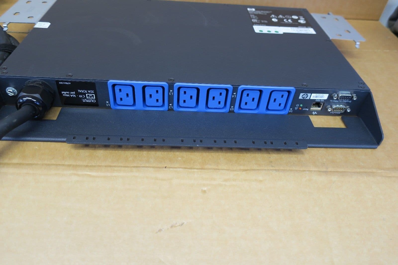 HP Intelligent Modular 6xC19 PDU Extension Bar Control 32A 572206-001 ...