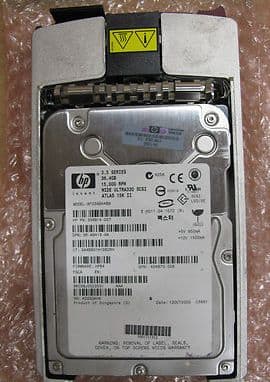 HP Invent 10k Rpm 36 4GB Ultra 320 SCSI Hard Drive With Caddy BF0368A4B9