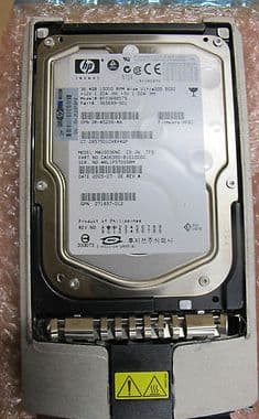 HP Invent 15k Rpm 36 4GB Ultra 320 SCSI Hard Drive With Caddy 365699-001