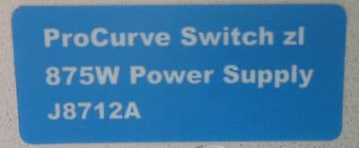 HP J8712A Procurve Switch 875W ZL Power Supply