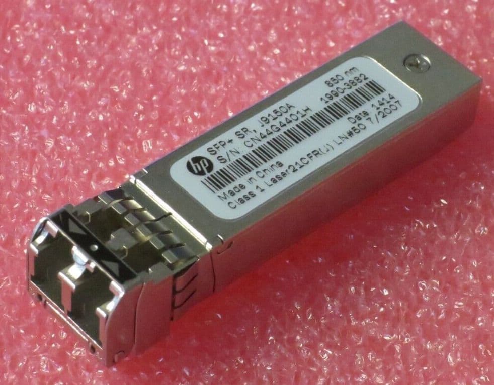 HP J9150A SFP 10Gb LC FC MMF 300m 850nm 10GBase-SR SFP Transceiver 1990-3882