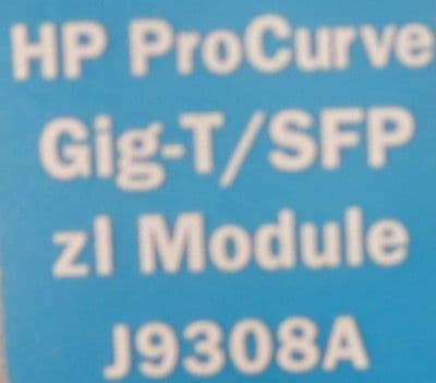 HP J9308A ProCurve 20 Port 10/100/1000 PoE Plus 4-Port Mini-GBIC ZL Module