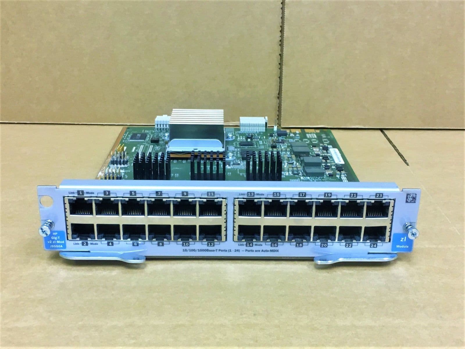 HP J9550A 24 Port Gig-T Gigabit 10/100/1000 v2 zl Ethernet Expansion Module