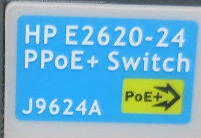 HP J9624A ProCurve E2620-24 24 Port PoE Manged Fast Ethernet Switch