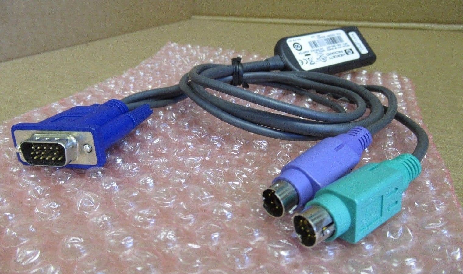 HP KVM Interface Switchbox PS2 RJ-45 Console Adapter - 520-290-507 ...