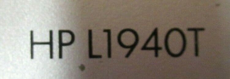 HP L1940T EM869A HSTND-2H01 19" LCD TFT Flat Panel Monitor VGA DVI No Stand