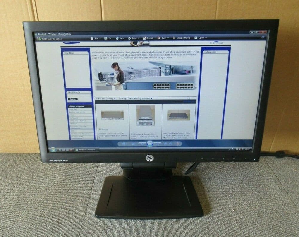 HP LA2006X 628291-100 628381-001 20" LCD TFT LED Widescreen Monitor VGA ...