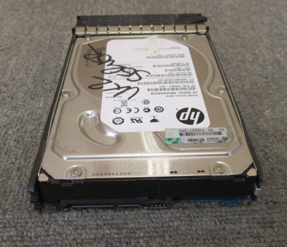 HP MB0500EBZQA 459319-001 500GB 7200RPM SATA Hot-Swap 3 5" Internal ...