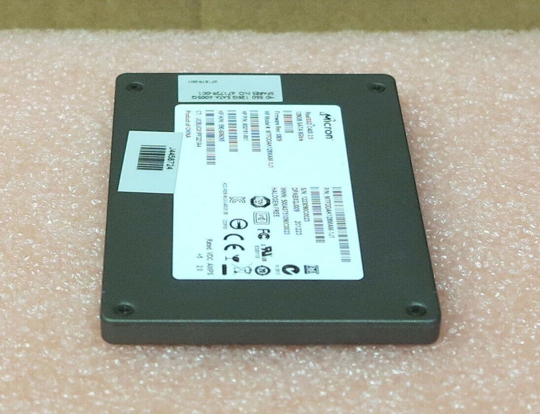 HP Micron C400 128GB SATA 6GB 2 5" Solid State Drive SSD 671729-001 ...