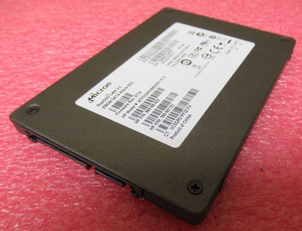HP Micron MTFDDAK256MAM-1K12 RealSSD C400 256GB 2 5" SATA 6GB/s 665180-002