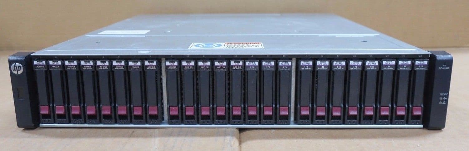 HP MSA 2040 Modular Smart Array 24-Bay 2 5" 18TB SAS SSDStorage Array C8S55A