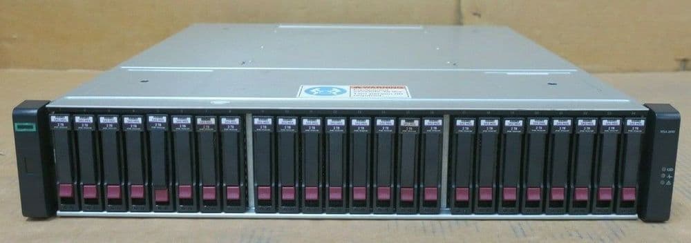 HP MSA 2040 Modular Smart Array SAN with Dual Controller10Gbit iSCSI ...