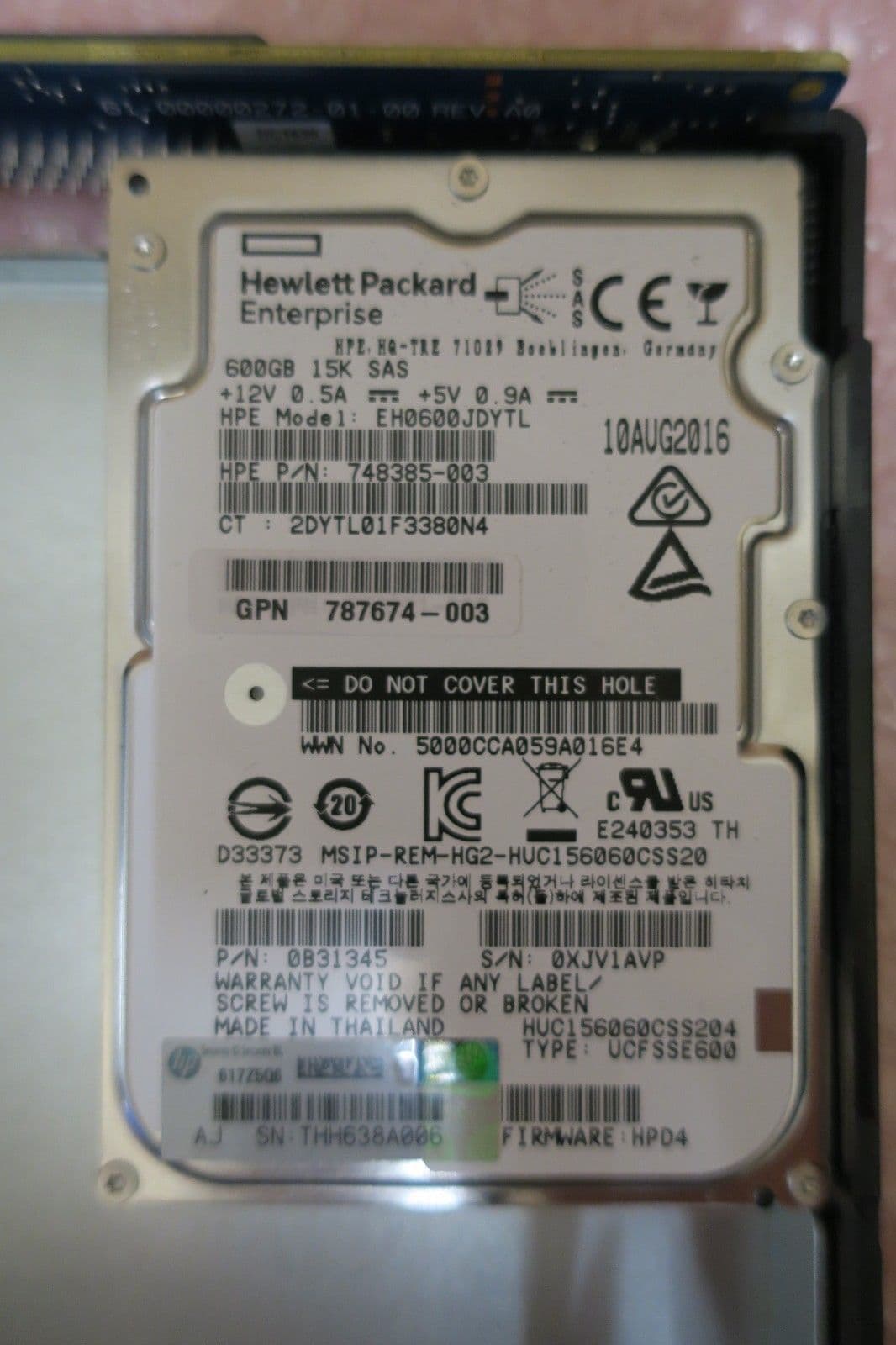 HP MSA 600GB 15K 12G 3 5" SAS Dual Port HDD Hard Drive - J9V70A ...