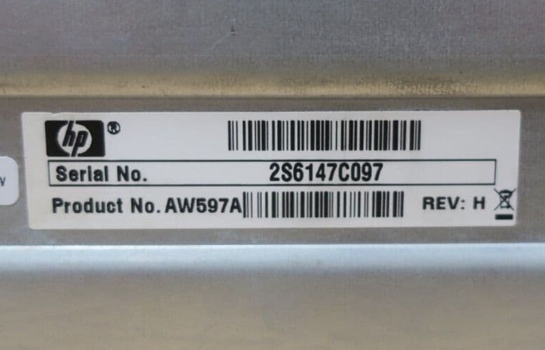 HP MSA P2000 G3 Disk Array 24x 2 5" SAS Hard Drive Bay AW597A 2x 573W ...