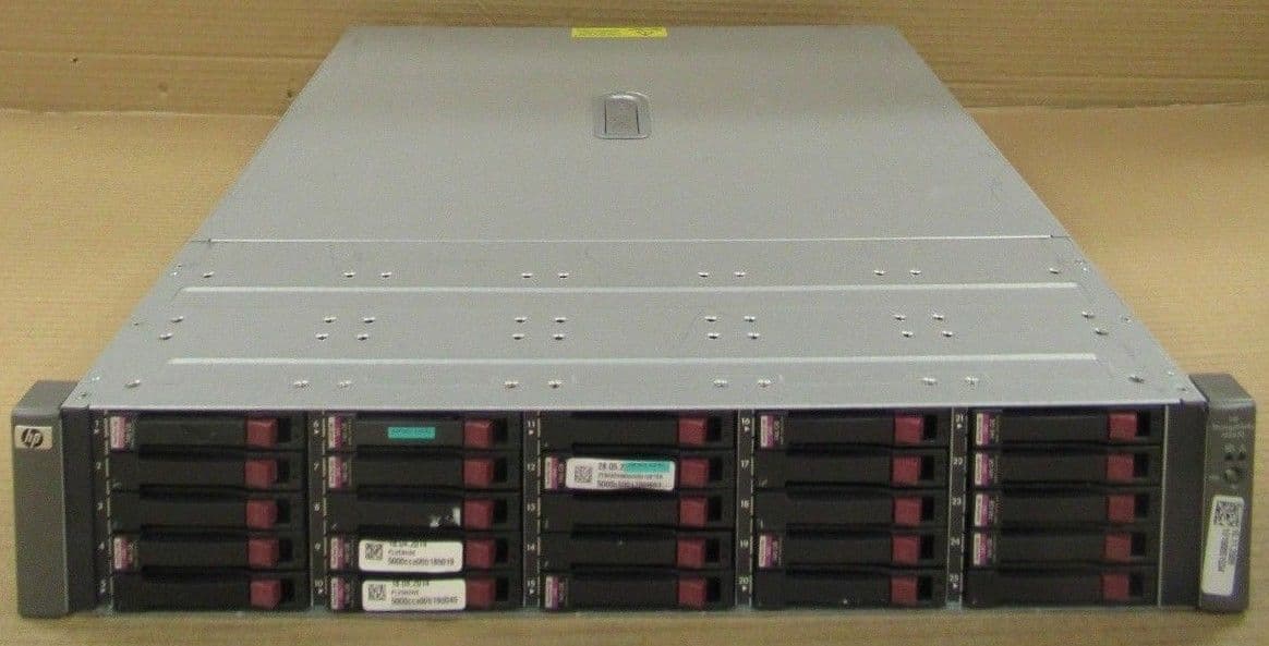 HP MSA60 Modular Smart Array 2U 12 Bays 10TB HDD 1x SAS I/O Module ...