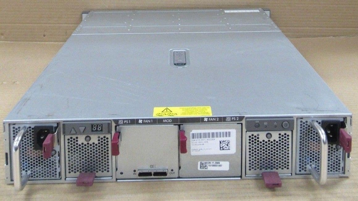 HP MSA60 Modular Smart Array 2U 12 Bays 10TB HDD 1x SAS I/O Module ...