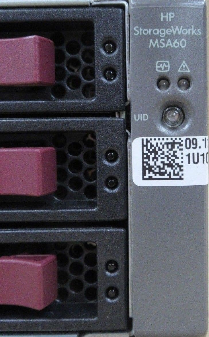HP MSA60 Modular Smart Array 2U 12 Bays 10TB HDD 1x SAS I/O Module ...