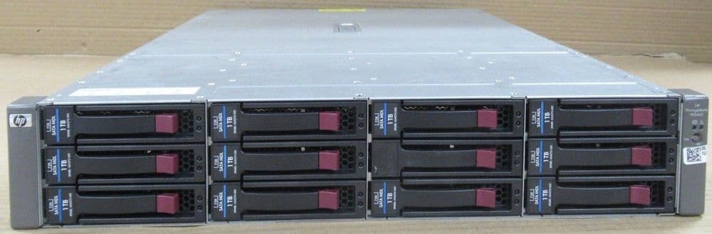 HP MSA60 Modular Smart Array 2U 12 Bays 11TB HDD 1x SAS I/O Module ...