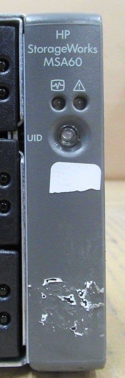 HP MSA60 Modular Smart Array 2U 12 SATA Bays 1x SAS I/O Module 399049-001