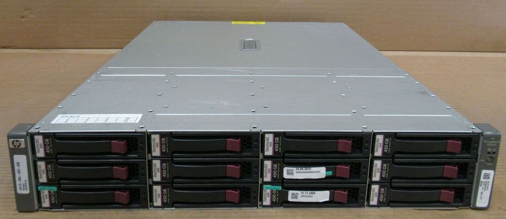HP MSA60 Modular Smart Array 2U 12x 450GB SAS HDD 1x SAS I/O Module ...