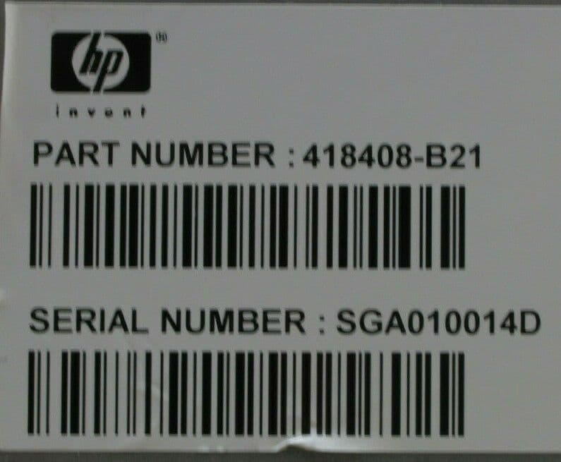 HP MSA60 Modular Smart Array 2U 6 3TB HDD SAS 15K 399049-001 418408-B21