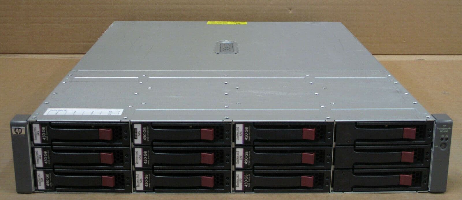 HP MSA60 Modular Smart Array 2U 9 x 450GB HDD SAS 15k 399049-001 418408-B21
