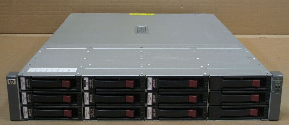 HP MSA60 Modular Smart Array 2U 9 x 450GB HDD SAS 15k 399049-001 418408-B21