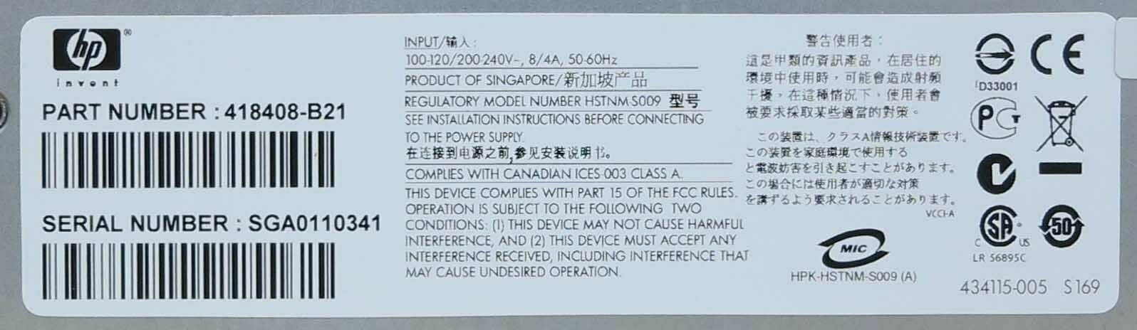 HP MSA60 Modular Smart Array 2x 1TB 3 5" HDD 1x I/O Module 2x PSU ...