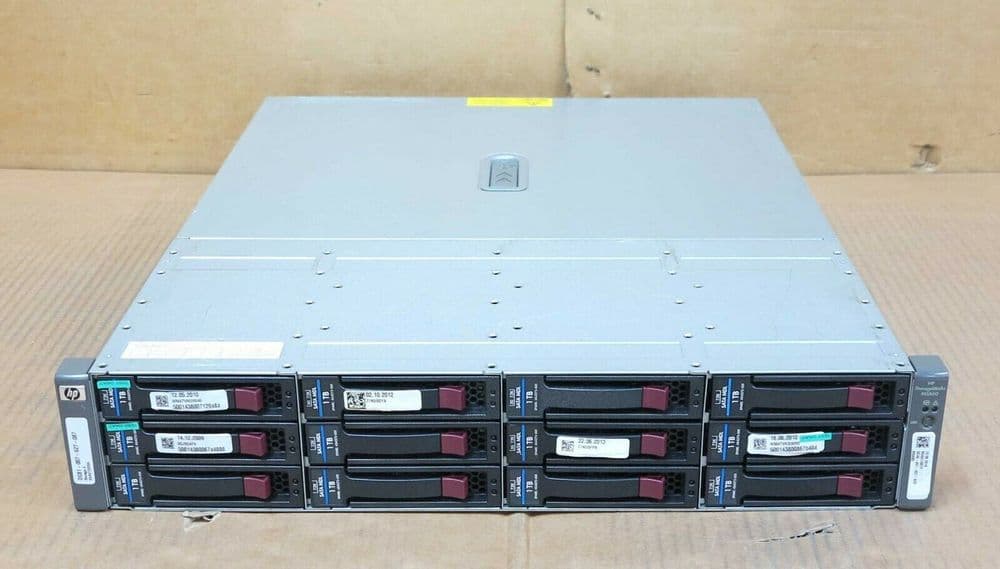HP MSA60 Modular Smart Array 4x 1TB 3 5" HDD 1x I/O Module 2x PSU ...