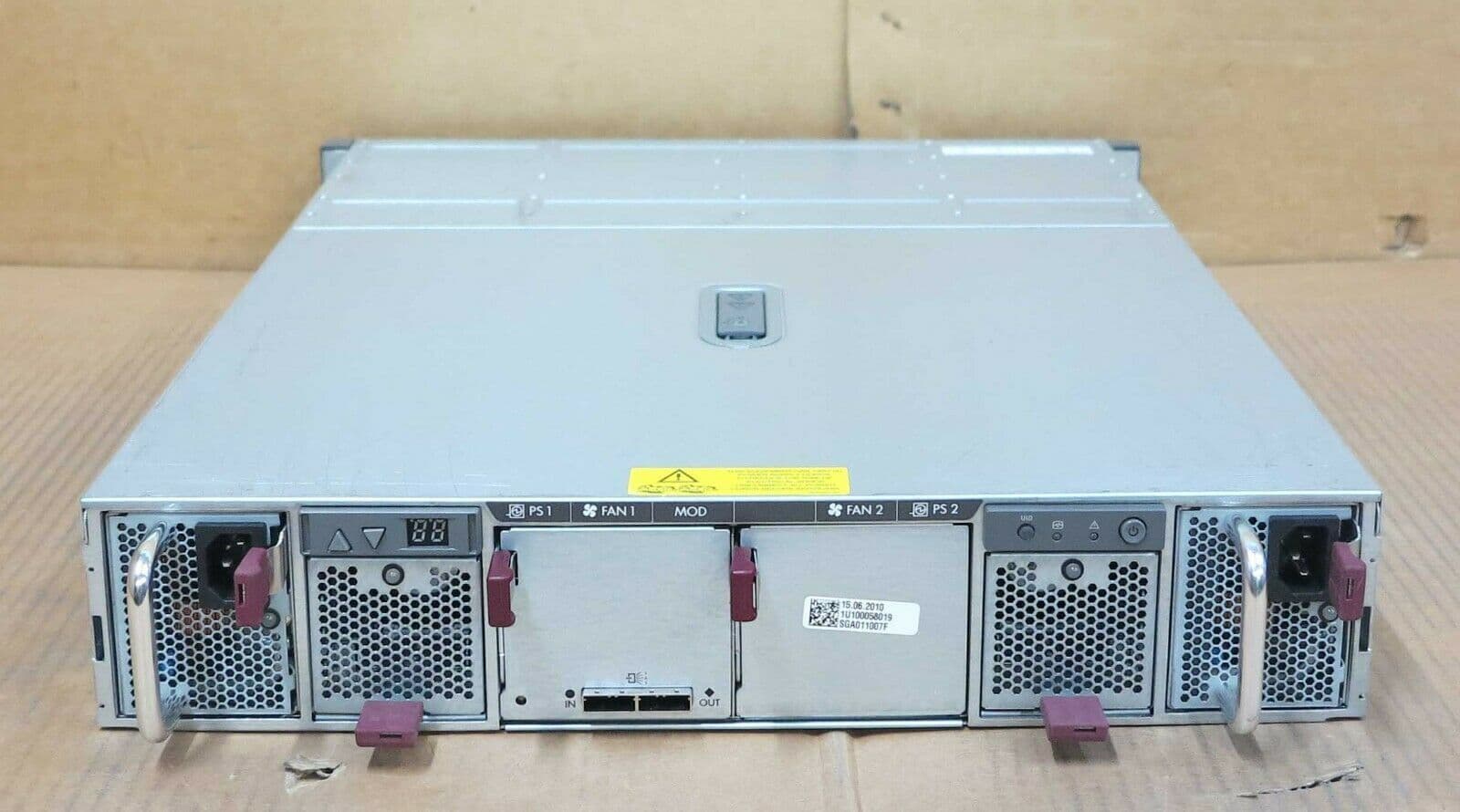 HP MSA60 Modular Smart Array 4x 1TB 3 5" HDD 1x I/O Module 2x PSU ...