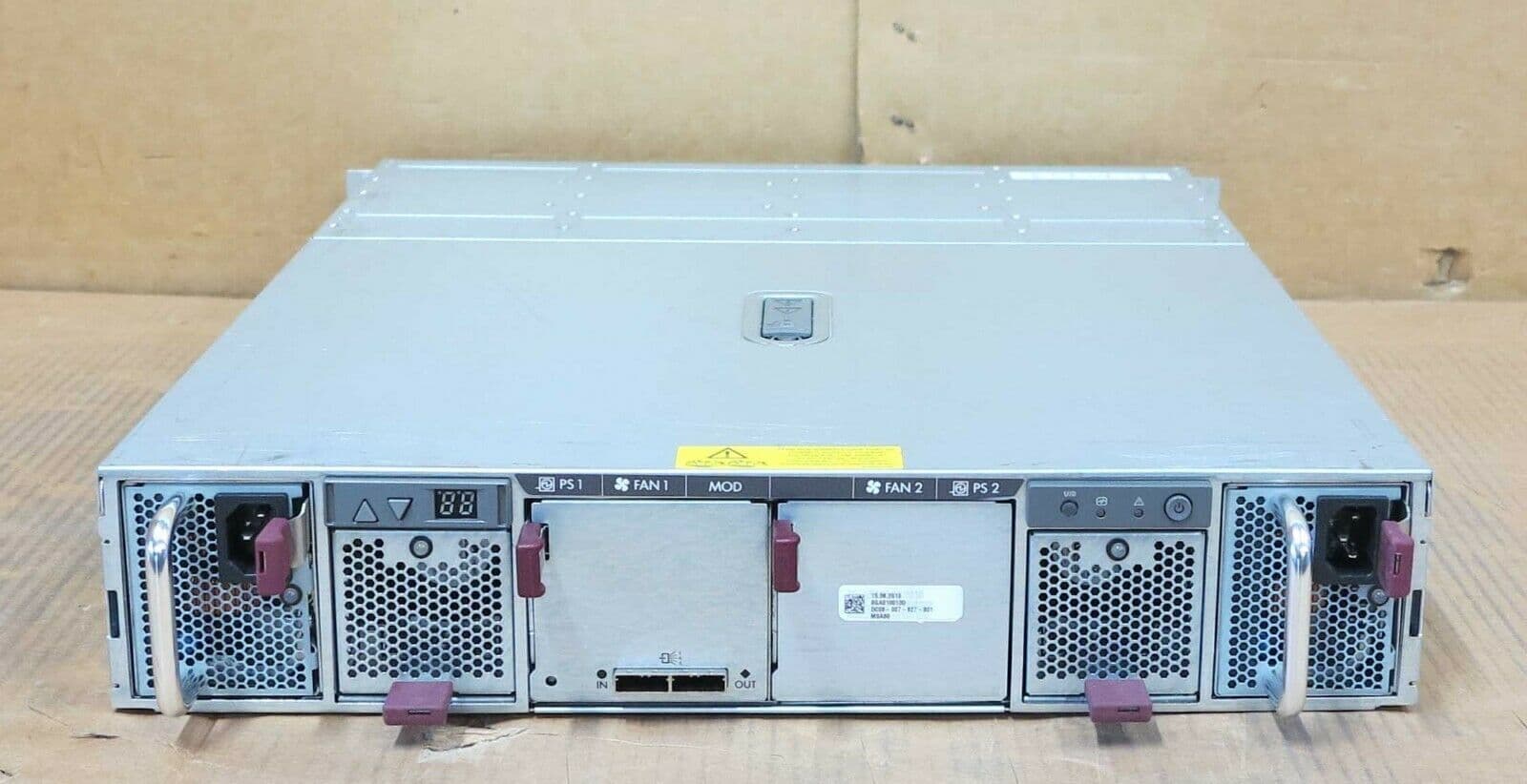 HP MSA60 Modular Smart Array 8x 1TB 3 5" HDD 1x I/O Module 2x PSU ...