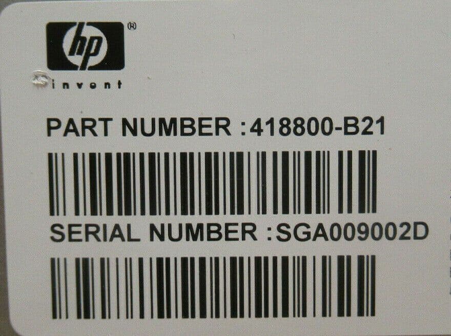 HP MSA70 Modular Smart Array 1 3TB HDD 1x SAS I/O Module 399049-001 ...