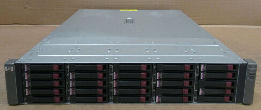 HP MSA70 Modular Smart Array 2U 25 Bays 16 x 300GB SAS HDD 2x Control ...