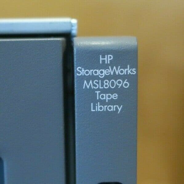 HP MSL8096 Backup Tape Library Enclosure BL533B 2x LTO5 Ultrium3280 ...