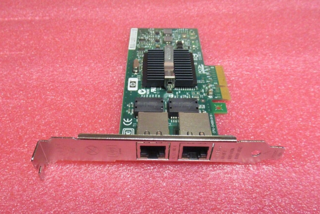 HP NC360T 412646-00 412651-001 Dual-Ports Gigabit PCIe x4 Server ...
