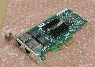 HP NC360T Dual Port Gigabit PCI-e Server Network Card Adapter NIC ...