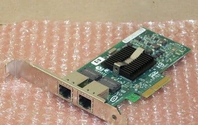 HP NC360T Dual Port Gigabit PCie Network Adaptor NIC 412651-001 412646-001