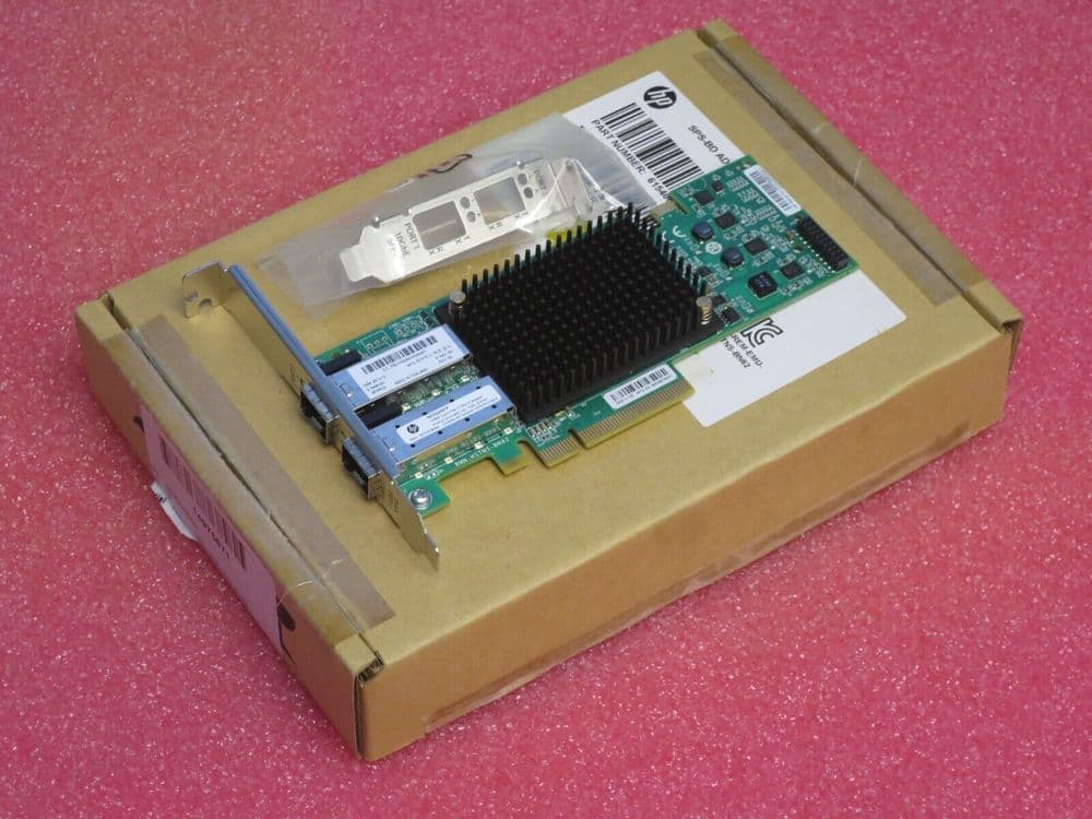 HP NC552SFP 10Gb Dual Port Fibre Channel Network Adapter Card 615406-001