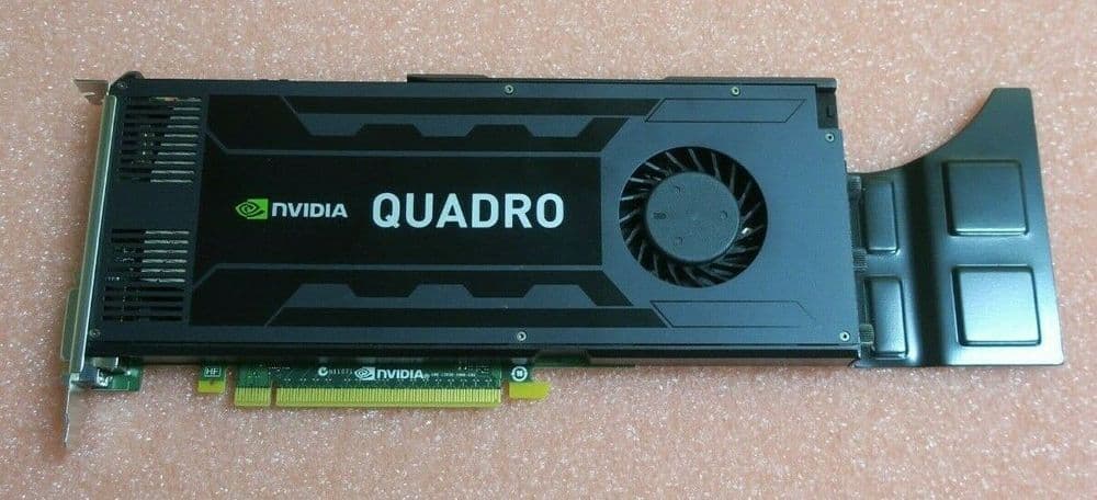 HP Nvidia Quadro K4000 PCI-E 3GB GDDR5 Graphic Card DVI-I 2x DP1 2 713381-001