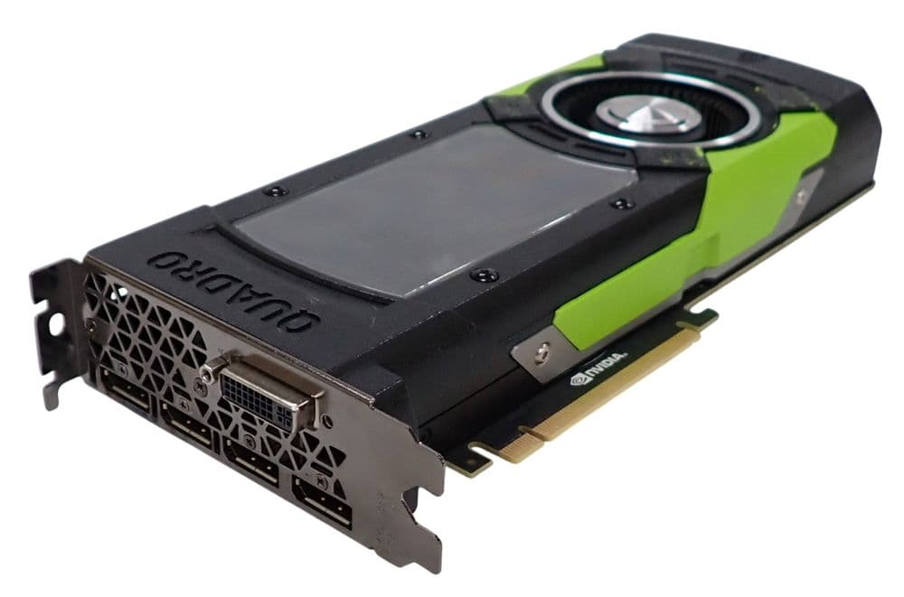 HP Nvidia Quadro M6000 24GB GDDR5 PCIe 3 0 X16 4x DP 1x DVI-I GPU ...