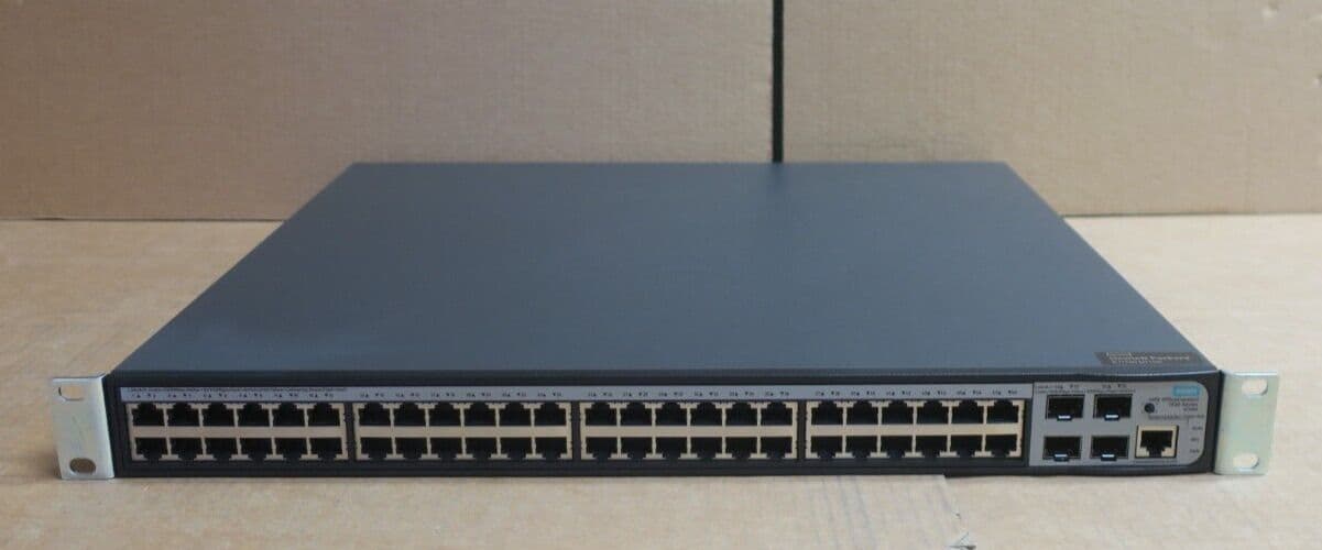 HP OfficeConnect 1920-48G-PoE 48x 1GbE RJ45 PoE 4x 1G SFP Port Switch ...