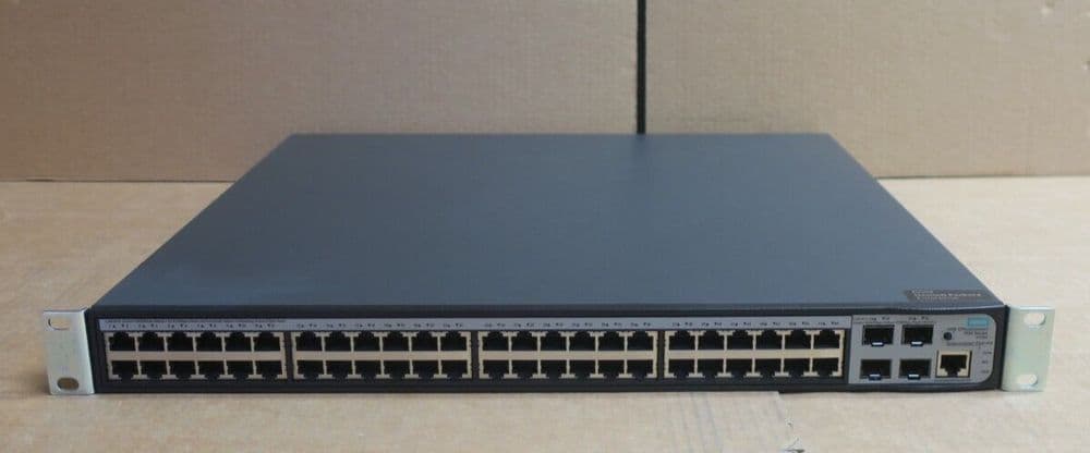 HP OfficeConnect 1920-48G-PoE 48x 1GbE RJ45 PoE 4x 1G SFP Port Switch ...